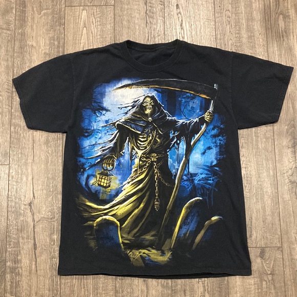 Allstyle Apparel | Shirts | Grim Reaper Tee Shirt | Poshmark